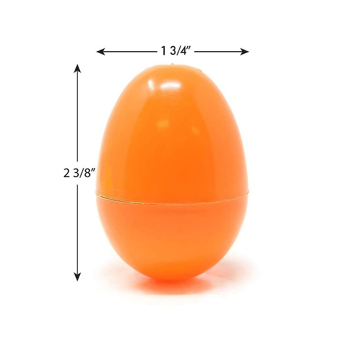 Party City Multi-Colored Fillable Plastic Easter Eggs with Hinge, 2,000 Bulk Count - Blue, Green, Orange, Pink, Purple, Yellow & Metallic Gold Colorful Eggs for Filling with Treats, Candy & Gifts