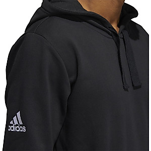 adidas Golf Men's Soft Cotton Blank Hoodie, Black, Medium