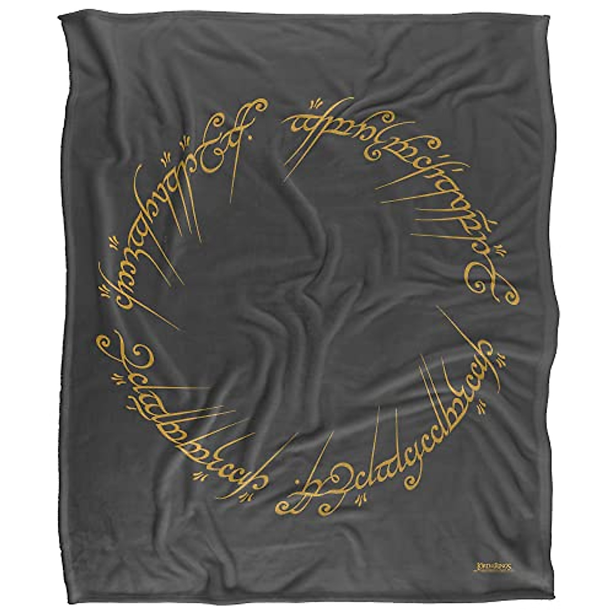 The Lord of The Rings Blanket, 50"x60" One Ring Silky Touch Super Soft Throw Blanket