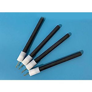High Purity Graphite Rod Electrode, Electrolysis Experiment Inert Electrode, Laboratory Level Carbon Rod, Auxiliary Electrode 6mm Graphite Cathode 1 Pcs (Φ=2mm L=90mm)