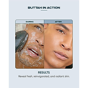 Buttah Skin by Dorion Renaud Buttah Vibe Cleansing Brush with Stand – New & Improved Technology for Deep Cleansing & Gentle Exfoliation - Sonic Pulsating Face Brush - 2-Speed Brush for Men & Women