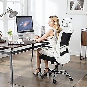KIAYACI Glass Chair Mat for Carpet or Hard Floor Tempered Glass Glass Table Top Table Mat Square 46" x 53", 1/4 inch Thick, Transparent