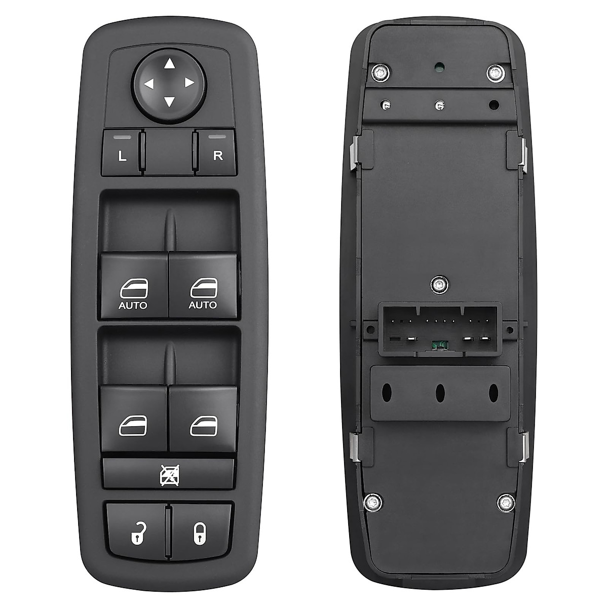 68139805AA Master Power Window Switch Front Left Driver Side for 2011-2020 Chrysler 300, 2015-2017 Chrysler 200, 2011-2016 Dodge Charger Replace 68139805AB 68139805AC 68139805AD