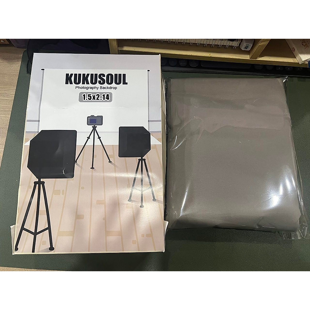 KUKUSOUL 5x7ft Polyester Pink Photo Backdrop Grey Backdrop for Photography 2-in-1 Curtain Backdrop Reversible Background for Photography KUSKX001