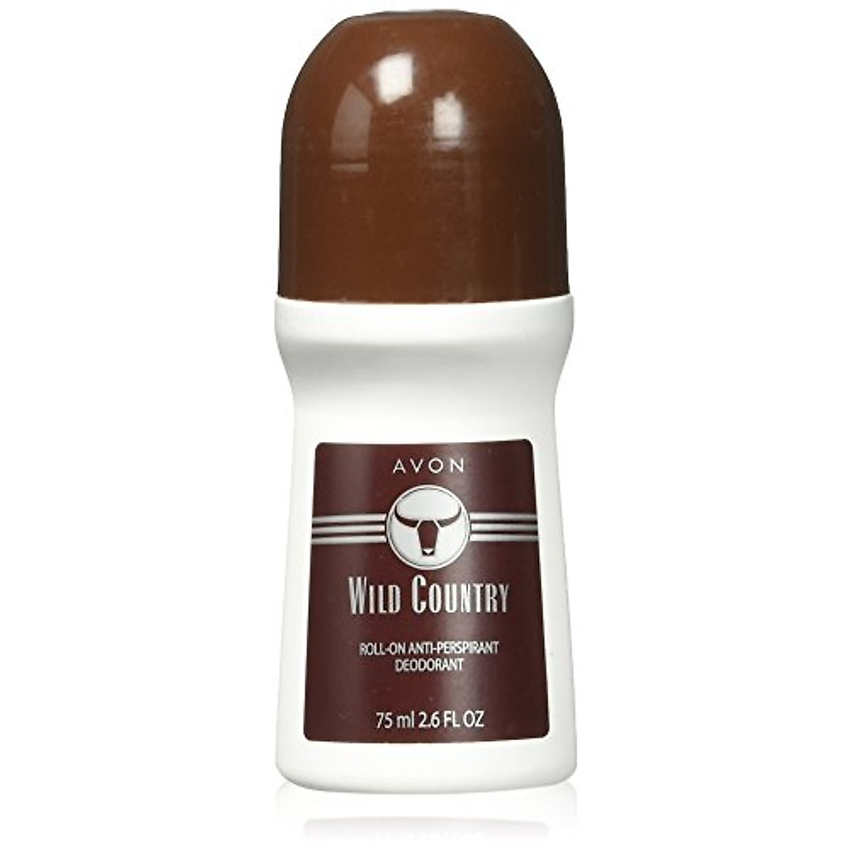 Avon Deodorant Men's Roll-on Wild Country, Long Lasting, Smooth Seductive Aroma and Quick-drying, 2.6oz/75ml