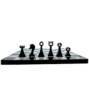 Portable Acrylic Chess Set with Storage - Travel Chess Set with Acrylic Board & Pieces