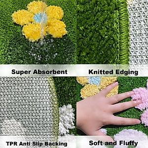 You Look Good Bath Mat Pink Bathroom Rugs Cute Funny Bathroom Decor Door Mat Microfiber Shower Bathtub Mat Non-Slip Washable Mat (31.49"x19.68", Pink)