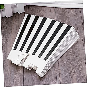 jojofuny 24pcs Popcorn Boxes Candy Containers Disposable Containers Snack Box Container Popcorn Bags Buckets Cardboard Container Popcorn Buckets Popcorn Boxes Party Bags Black Gift Box