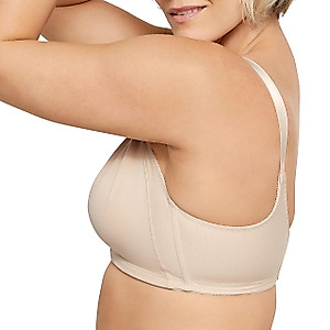 Bali Women's Woman's Double Support Cotton Wire-Free Bra, Soft Taupe,36C