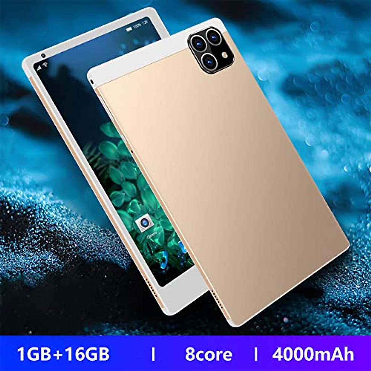 HD Tablet WiFi Bluetooth Android Voice Call Game Tablet,8Inch IPS Display Screen,WiFi,1GB RAM+16GB ROM,4000mAh, Android 5.1 System