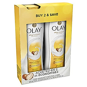 Body Wash for Women by Olay, Body Wash with Shea Butter - 16 Fl Oz- (Pack of 2)