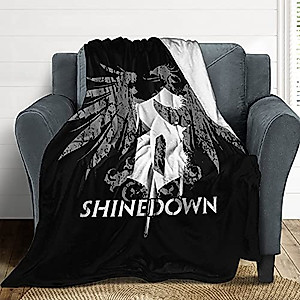 Home Fleece Blanket Throw Blanket for Couch or Bed, Soft Microfiber Fuzzy Flannel Blanket for Adults or Kids 60"x80"