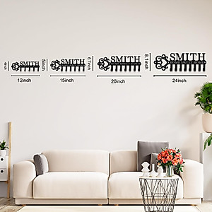 Personalized Key Holder Wall Mount, Customized Key Holder for Wall, Custom Keys Holder on Wall, Personalized Wall Mounted Key Holder Hooks Organizer Rack, Custom Key Rack