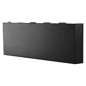 eXtremeRate Solid Matte Black HDD Bay Hard Drive Cover Shell, Replacement Top Case Faceplate Compatible with ps4 Console - Console NOT Included