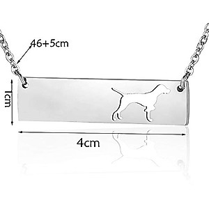 ENSIANTH Dog Lover Gift Dog Necklace Gift fot Dog Owner (German Shorthaired Pointer)
