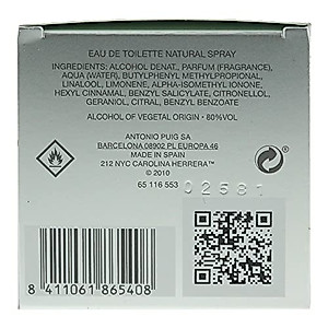 Carolina Herrera 212 Nyc Fragrance For Women - Floral Notes - Sensual And Feminine Scent - Multi-Layered Fragrance Of Zestful Energy Inside - Sandalwood And Bergamont - Edt Spray - 3.4 Oz