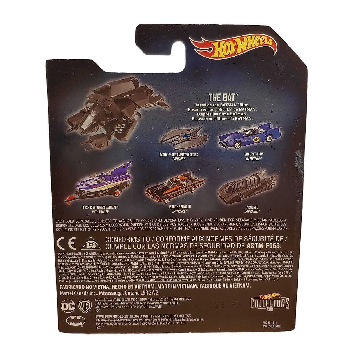 Hot Wheels The Bat The Dark Knight Series