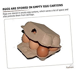 SECFOU Egg Bulk Carton Travel Containers 20pcs Box Egg Carton Pulp Eggs Egg Cartons Egg Carton Trays