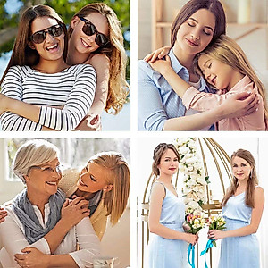 M MOOHAM Elephant Gifts for Women, Letter C Initial Elephant Bracelets for Women Elephant Jewelry, You are Braver than You Believe Inspirational Bracelet Thinking of You Gifts for Women Friends