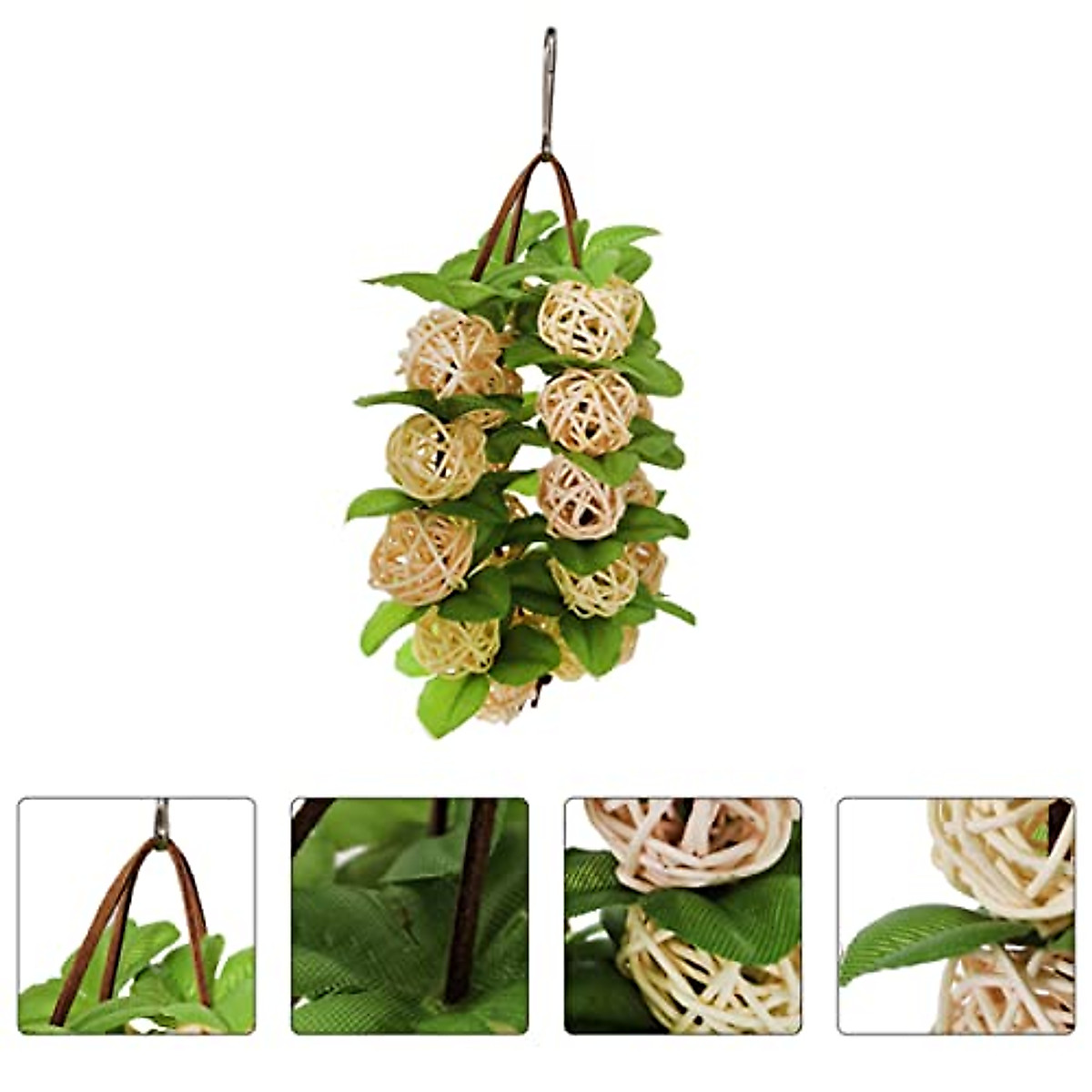 generic 1 String Chewing Chew Bird Pet Small Foraging Parrot Budgies Conures of Entertaining Lovebirds Macaws Lovebird Toys Cage for Conure Cockatiel Shredder Parakeet Toy Balls Plaything