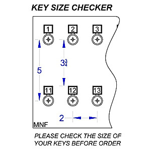 Key Rack, Key Stand # 40MNF Extra Space Framed 40 Bolted Metal Hook with Number Plate and Hidden Hangers for Executive Offices (40 Sets of Tag & Ring Included)