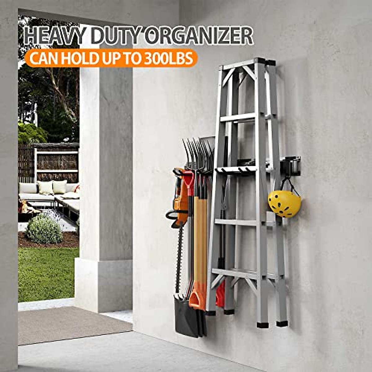 Garage Tool Organizer Storage Rack, Garage Organizers Wall Mount ...