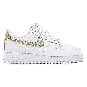 Nike Womens WMNS Air Force 1 '07 ESS DJ9942 101 Barley Paisley - Size 11W