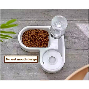 Refilling Water Bowl for Small Pets Food and Water Feeder Cats Dogs Rabbits