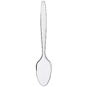 Amscan Big Party Pack Plastic Spoons, One Size, Clear, 6