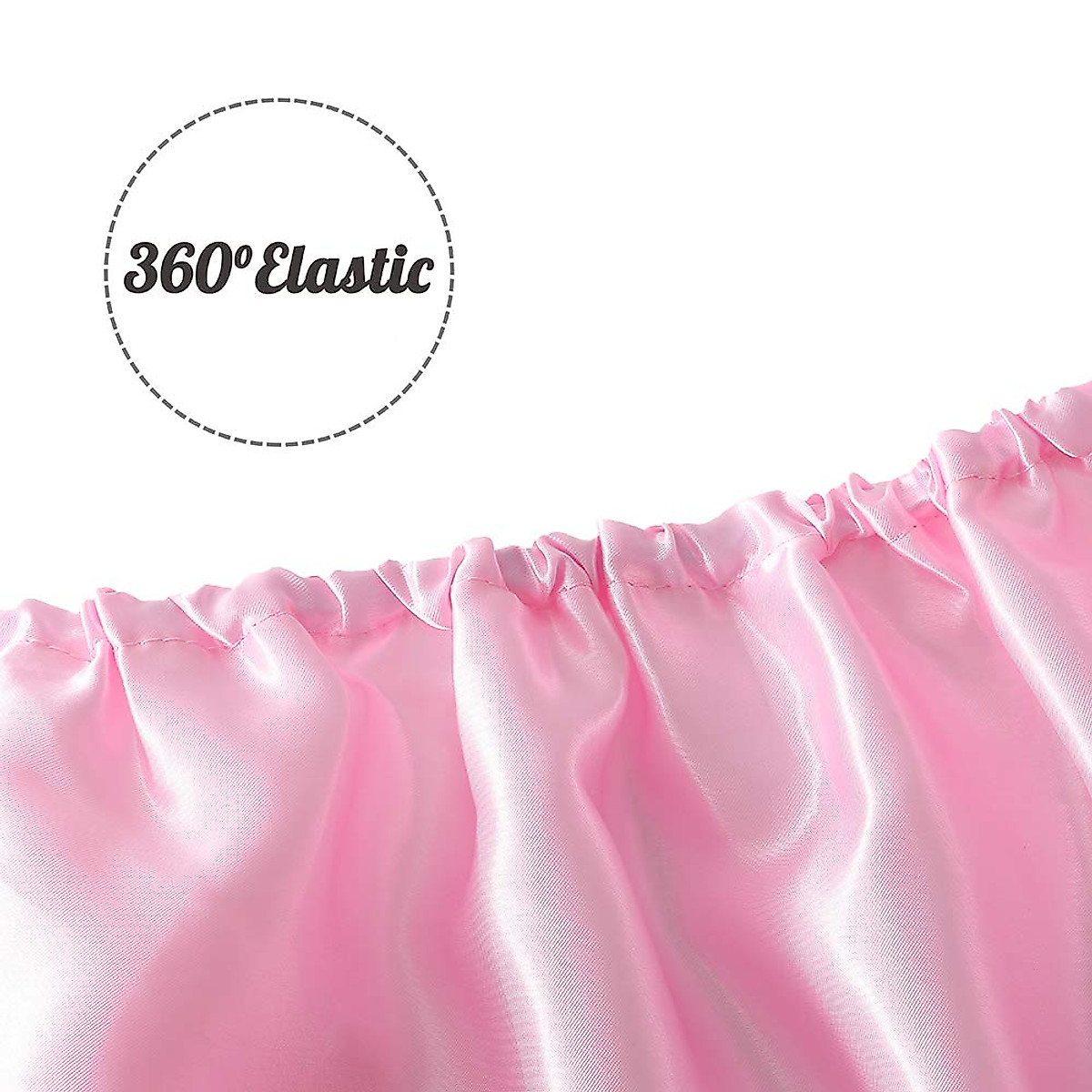 Pro Goleem Satin Bassinet Sheet Great for Baby Hair Soft Silk Feeling Sheet for Cradle or Bassinet Pad＆Mattress for Girls Gift for Newborn and Infant Pink