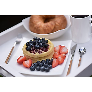 Red Vanilla Extreme Rectangular Platter, 15.25" x 10.5", White