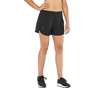 Salomon Women's Standard Cargo Shorts, Black, M