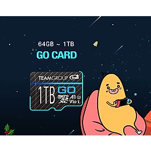 TEAMGROUP GO Card 512GB 2 Pack Micro SDXC UHS-I U3 V30 4K, R/W up to 100/90 MB/s for GoPro & Drone & Action Cameras High Speed Flash Memory Card with Adapter for 4K Shooting TGUSDX512GU364