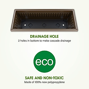 TOREVSIOR 6Ft Vertical Garden Planter, Vertical Elevated Planter for Plants, Patio Balcony Indoor and Outdoor (Metal)