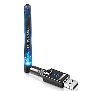 Long Range USB Bluetooth Adapter for PC USB Bluetooth Dongle Wireless Bluetooth Adapter for Headphones Speakers, 328FT / 100M,5.0 Bluetooth Transmitter Receiver for Windows 10/8 / 8.1/7
