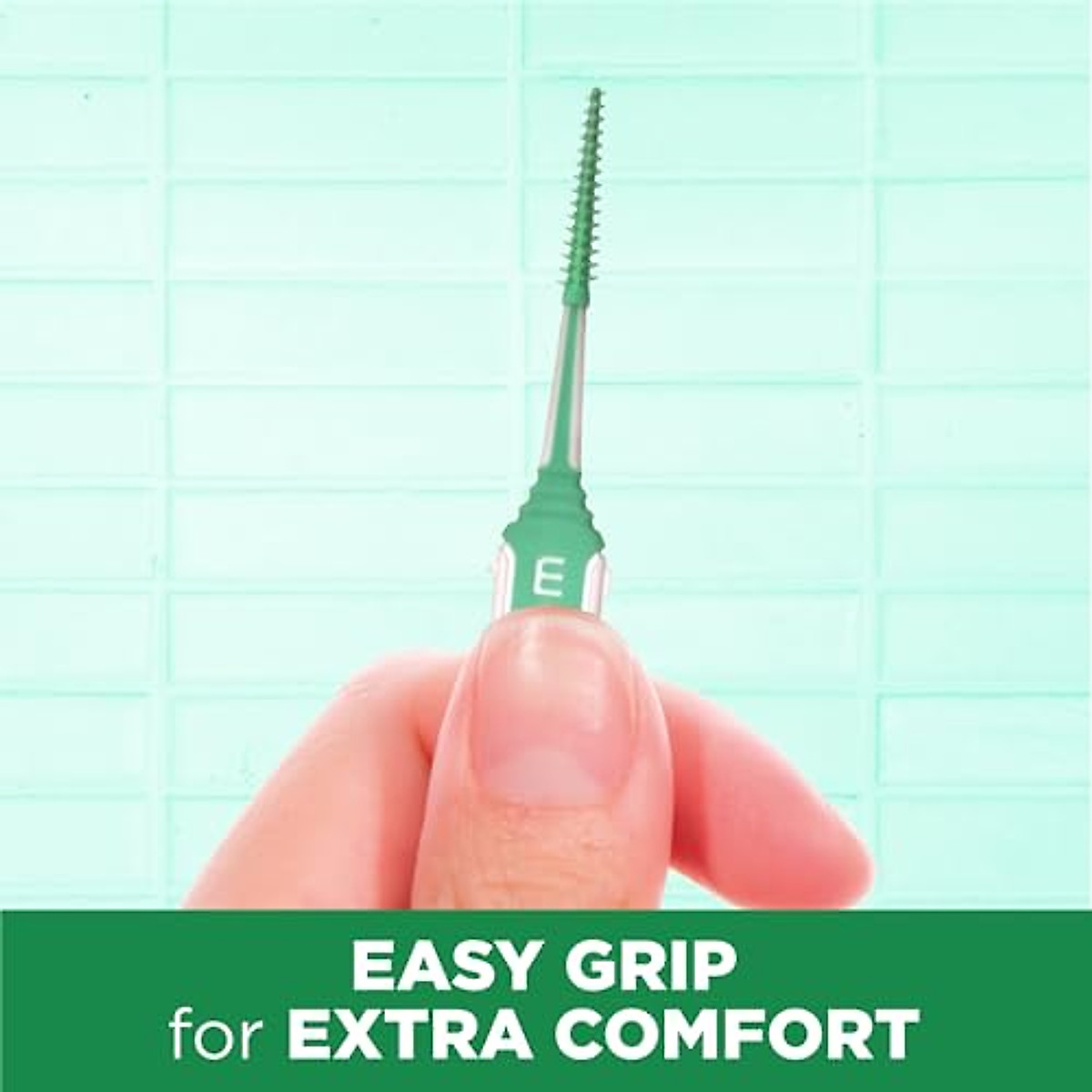 GUM Soft-Picks Comfort Flex, Easy to Use Dental Picks for Teeth Cleaning and Gum Health, Disposable Interdental Brushes with Convenient Carry Case, Dentist Recommended Dental Floss Picks, 80ct (4pk)