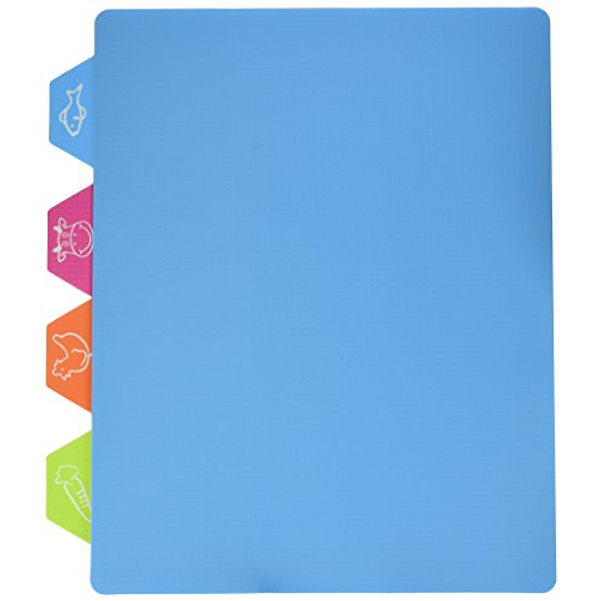 Cuisinart CCM-4PC 4-Piece Set Plastic Cutting Mats, Multicolor