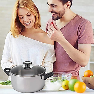 4 Pack Red Pot Lid Knob Replacement, Stainless Steel Pot Lid Handle, Kitchen Cookware Universal Replacement Pan Lid Holding Handles