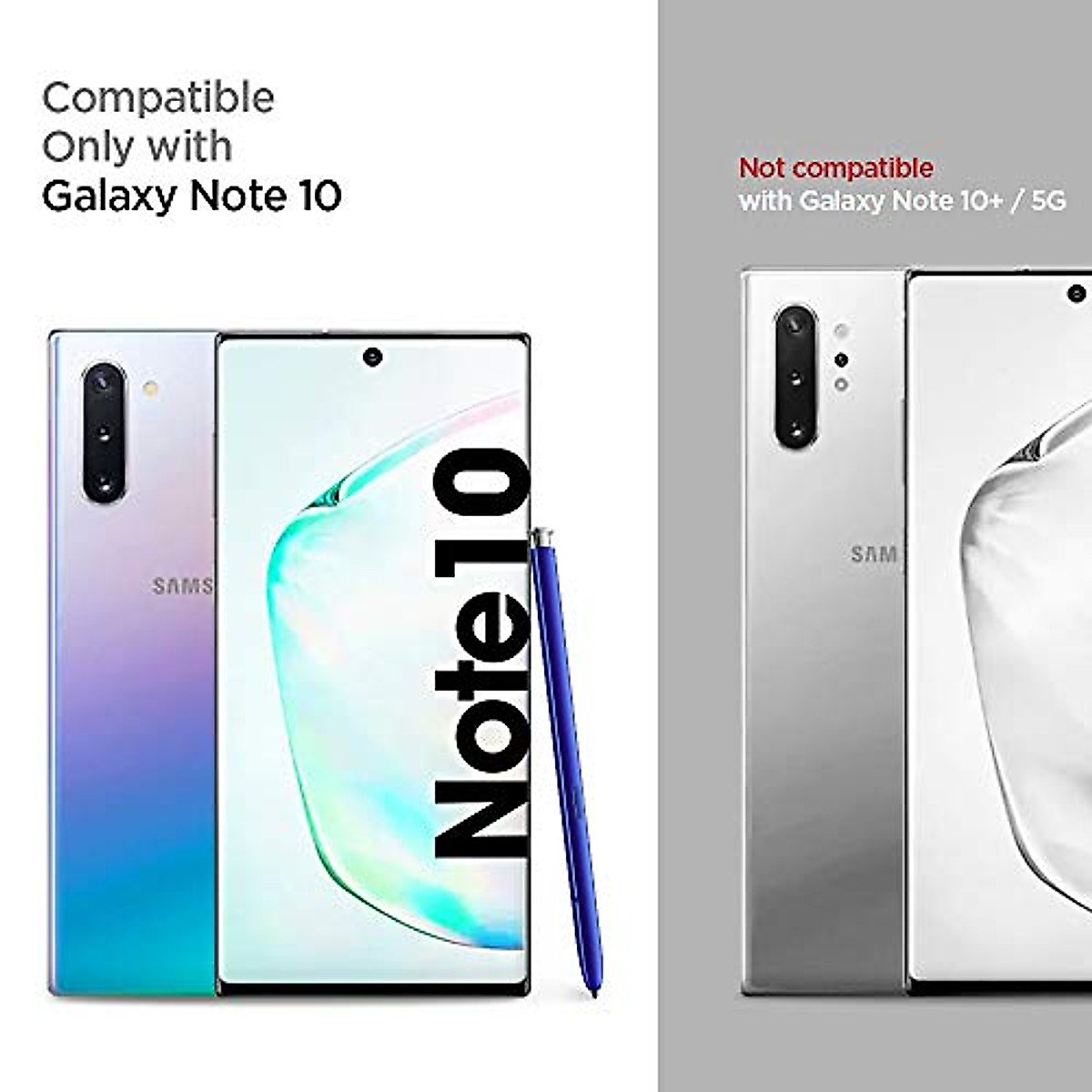 Spigen Liquid Crystal Glitter Designed for Samsung Galaxy Note 10 Case (2019) - Crystal Quartz