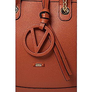 Valentino Bags by Mario Sophie Medallion Brick Red One Size