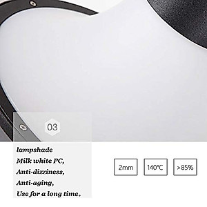 Lights Outdoor Creative Mushroom Outdoor Lawn Column Post Lights Exterior Waterproof Landscape Lighting Streetlights E27 Anti-Rust Aluminum Villa Courtyard Garden Rainproof Lantern Pole Lamp Stadium