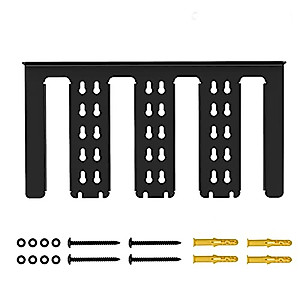 TZDTMEOS Electric Drill Storage Rack , Power Tool Organizer, Holds 4 Drills & Batteries, Hanging Wall Mounted Organizer for Garage, Home, Workshop, Shed (Rack)
