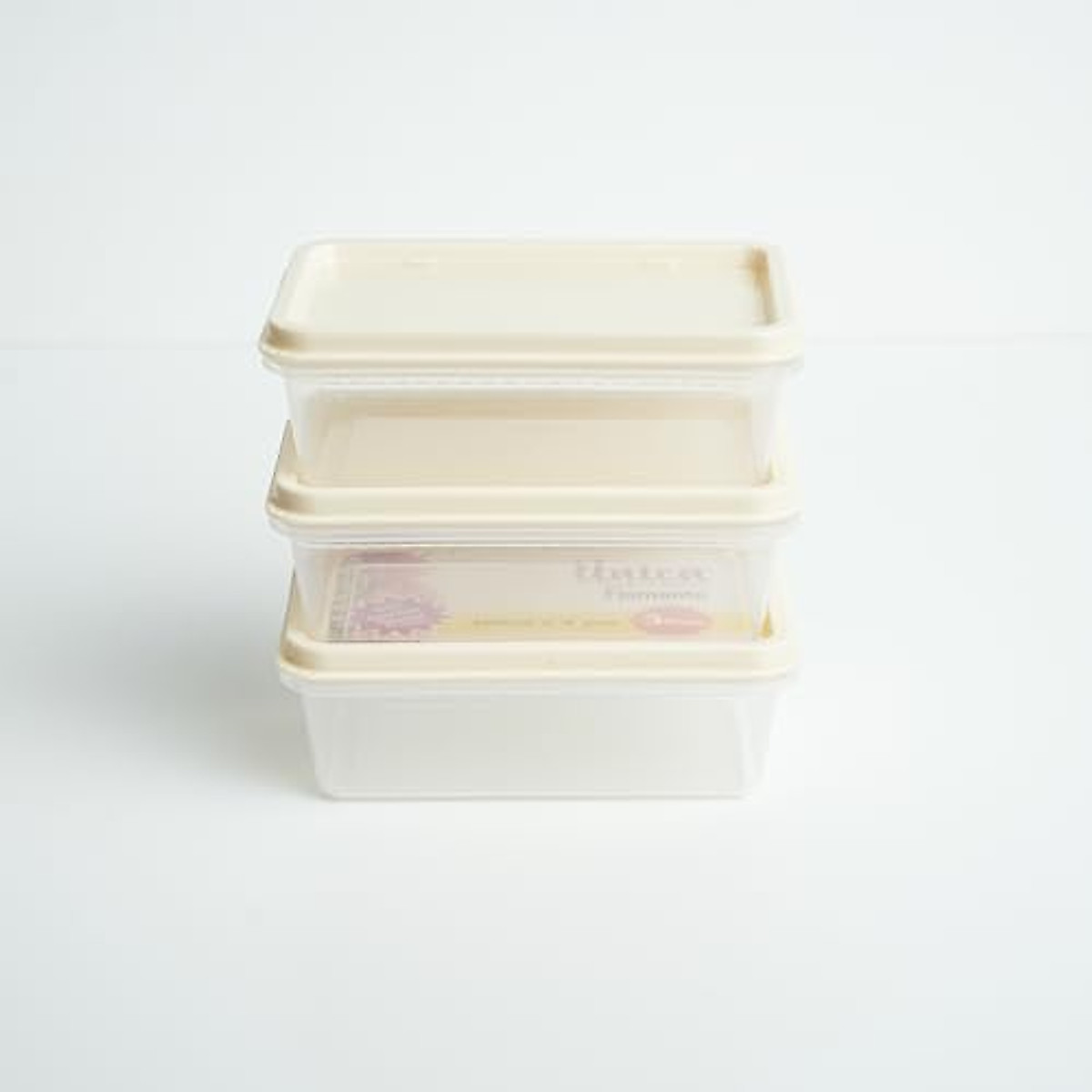 Unica Food Storage Container with Airtight Lid, Nestable Storage Boxes for Cereal, Snacks, BPA-Free, Microwave, Dishwasher & Freezer Safe, Set of 3, 7 oz, 2.94x2.94x1.58 in