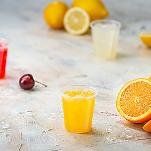 Comfy Package [500 Count] 7 oz. Clear Disposable Plastic Cups - Cold Party Drinking Cups