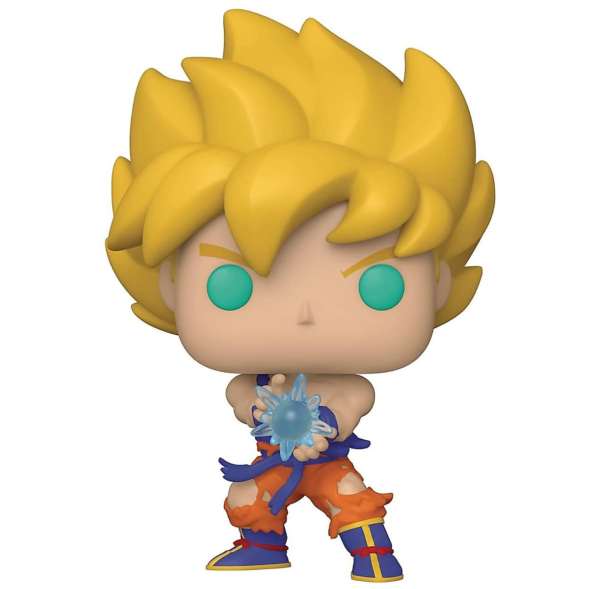 POP Dragon Ball Z - Super Saiyan Goku with Kamehameha Wave Funko Pop! Vinyl Figure (Bundled with Compatible Pop Box Protector Case), Multicolored, 3.75 inches