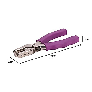 Craftinova Handle Punch ，3 Pack,1/4 inch of Hole Handheld Puncher ，with Soft Grip Handles,with 6 Sheet Capacity,Perfect for Home Office School Supplies,can be Used for Labels and Greeting Cards