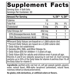 Nordic Naturals Children’s DHA, Strawberry - 120 Mini Chewable Soft Gels for Kids - 250 mg Omega-3 with EPA & DHA - Brain Development & Function - Non-GMO - 30 Servings