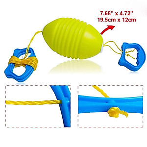 BOHS Pull Shuttle Ball Game - Keep Fitness in Fun - for 2 Players Indoor and Outdoor Sports Toys