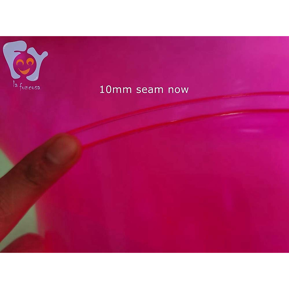 La funcosa Inflatable Clear Pink Double Person Sofa Blow UP Chairs Portable Camping Yard Couchs Inflatable Patio Furniture