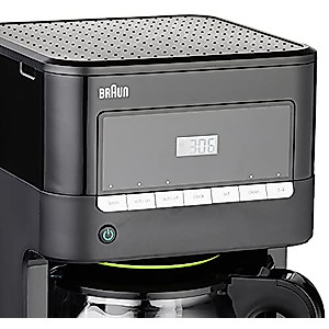 Braun Brew Sense Drip Coffee Maker (KF7000BK), Black